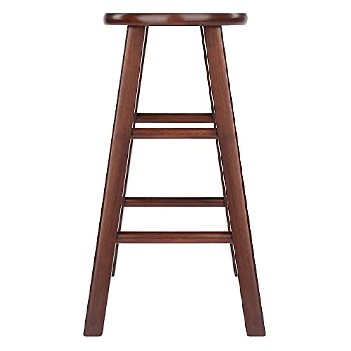 Winsome Wood Element Counter Stools, 2-Pc Set, Walnut, 24