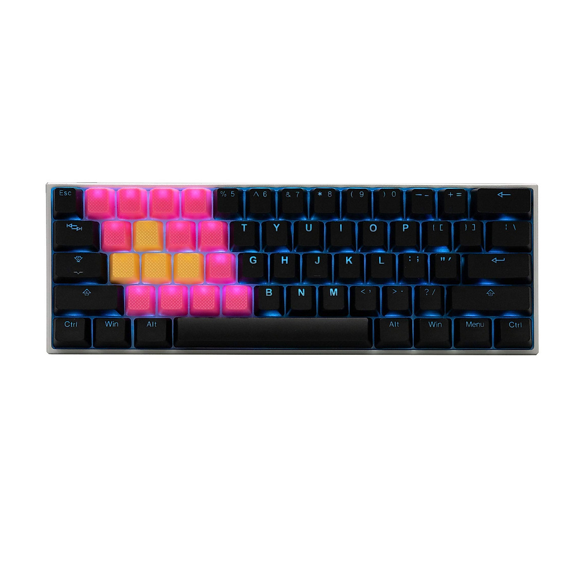Tai-Hao Blank Rubber Gaming Keycaps : Blank No.2 Compatible with All MX Types Keyboards