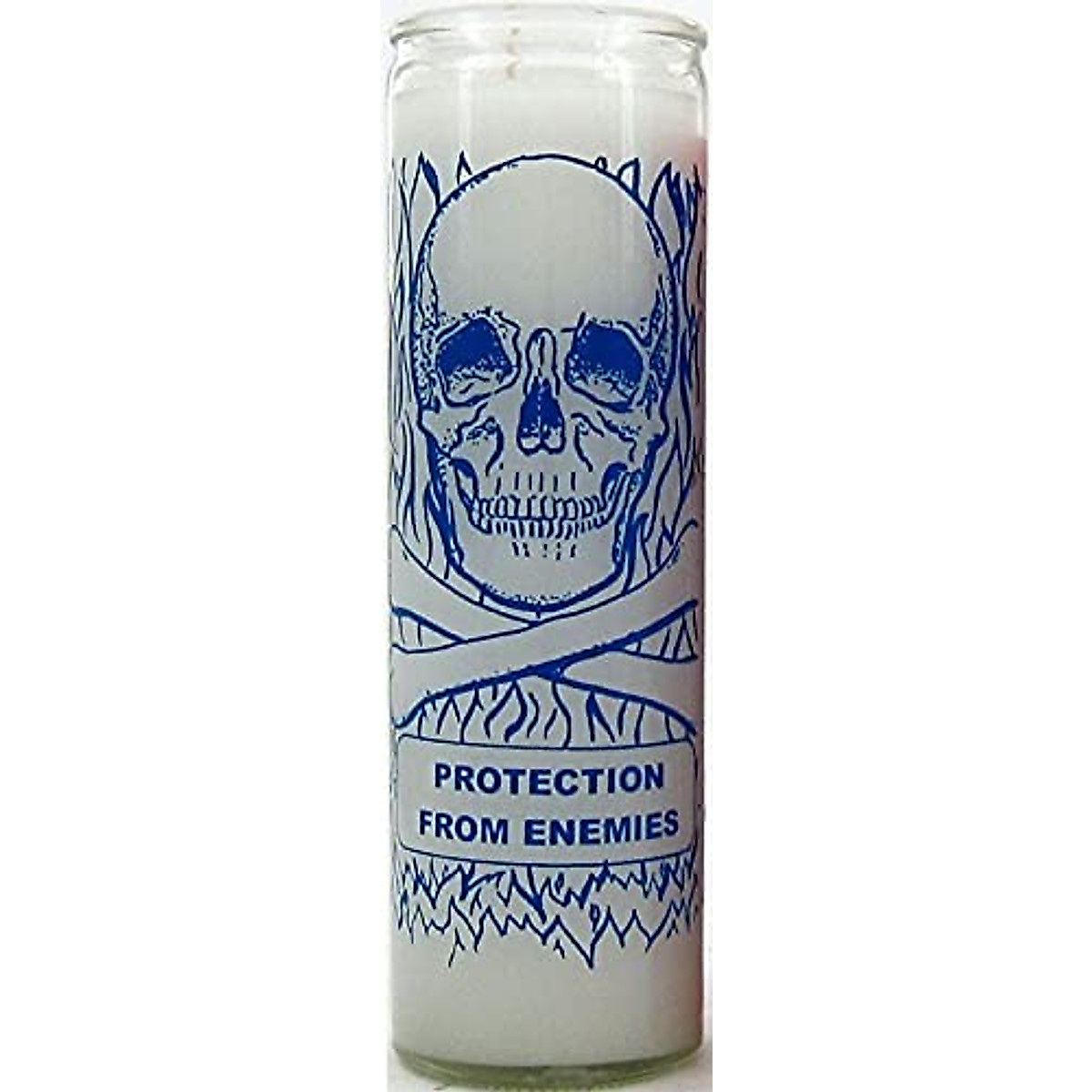Protection From Enemies 7 Day Jar Candle (White)