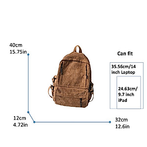 Kawaii Cute Aesthetic Fuzzy Fluffy Plush Sherpa Fleece Corduroy Backpack Rucksack Daypack School Teen Girls Children Women (blue)