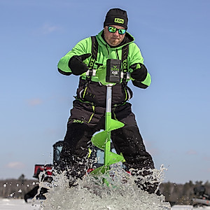 Ion G2 10" Electric Power Ice Fishing Auger with Two High Performance 4Ah 40V MAX Gen 2 Lithium Batteries
