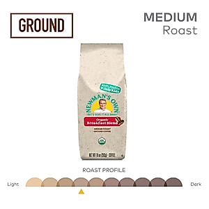 Newman's Own Organics Newman's Breakfast Blend, Ground Coffee, Medium Roast, Bagged 10oz