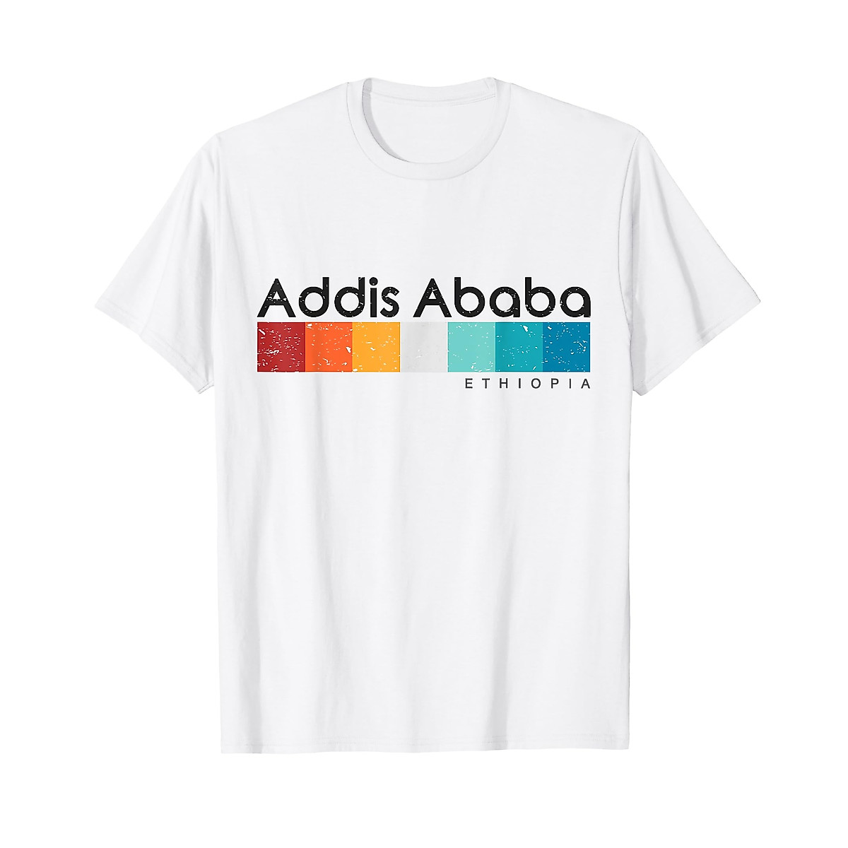 Addis Ababa Ethiopia Retro style Vintage Design T-shirt T-Shirt