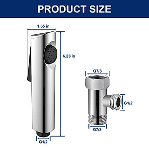 Give Bidet Sprayer for Toilet, Handheld Bidet, Bidet Attachment for Toilet, Toilet Hose Sprayer, Hand held Bidet, Jet Sprayer for Toilet