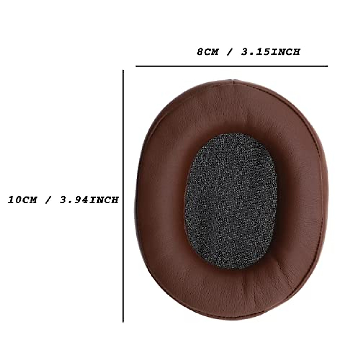 Pair of Ear Pads Earmuffs Protein Leather Foam Replacement Ear Cushions Compatible with ATH-MSR7 MSR7B MSR7NC MSR7SE MSR7BT Headset