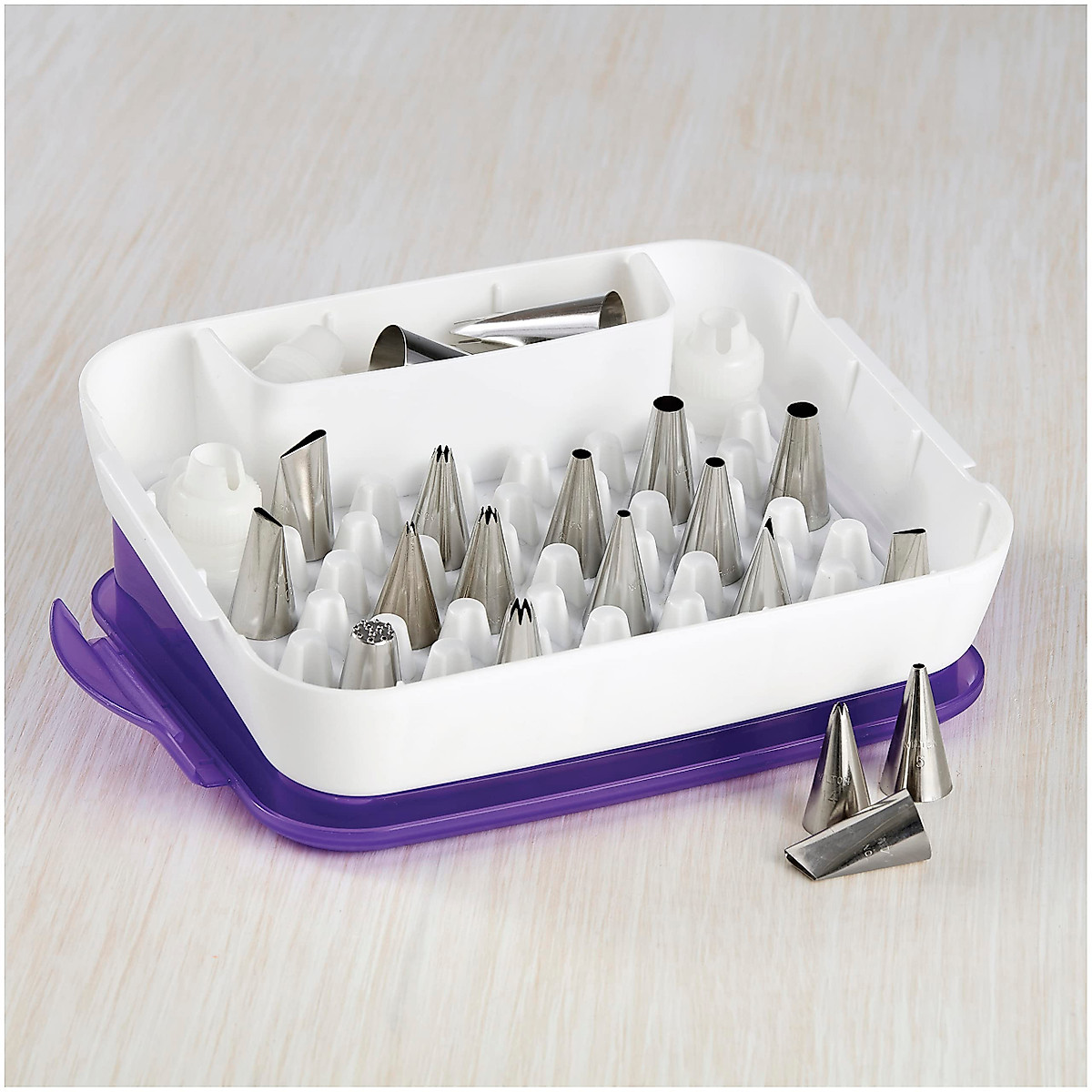 Wilton Tool Caddies, Assorted, White and Purple