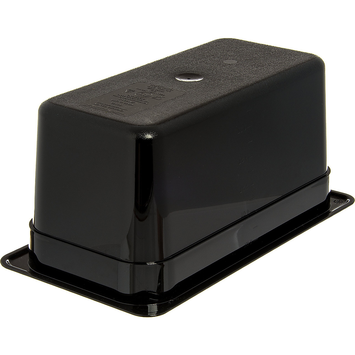 Carlisle FoodService Products Storplus High Heat Food Pan Steam Table Pan, Chafing Pan with Spoonable Corners for Catering, Buffets, Restaurants, High Heat Plastic, 1/3 Size 6 Inches Deep, Black