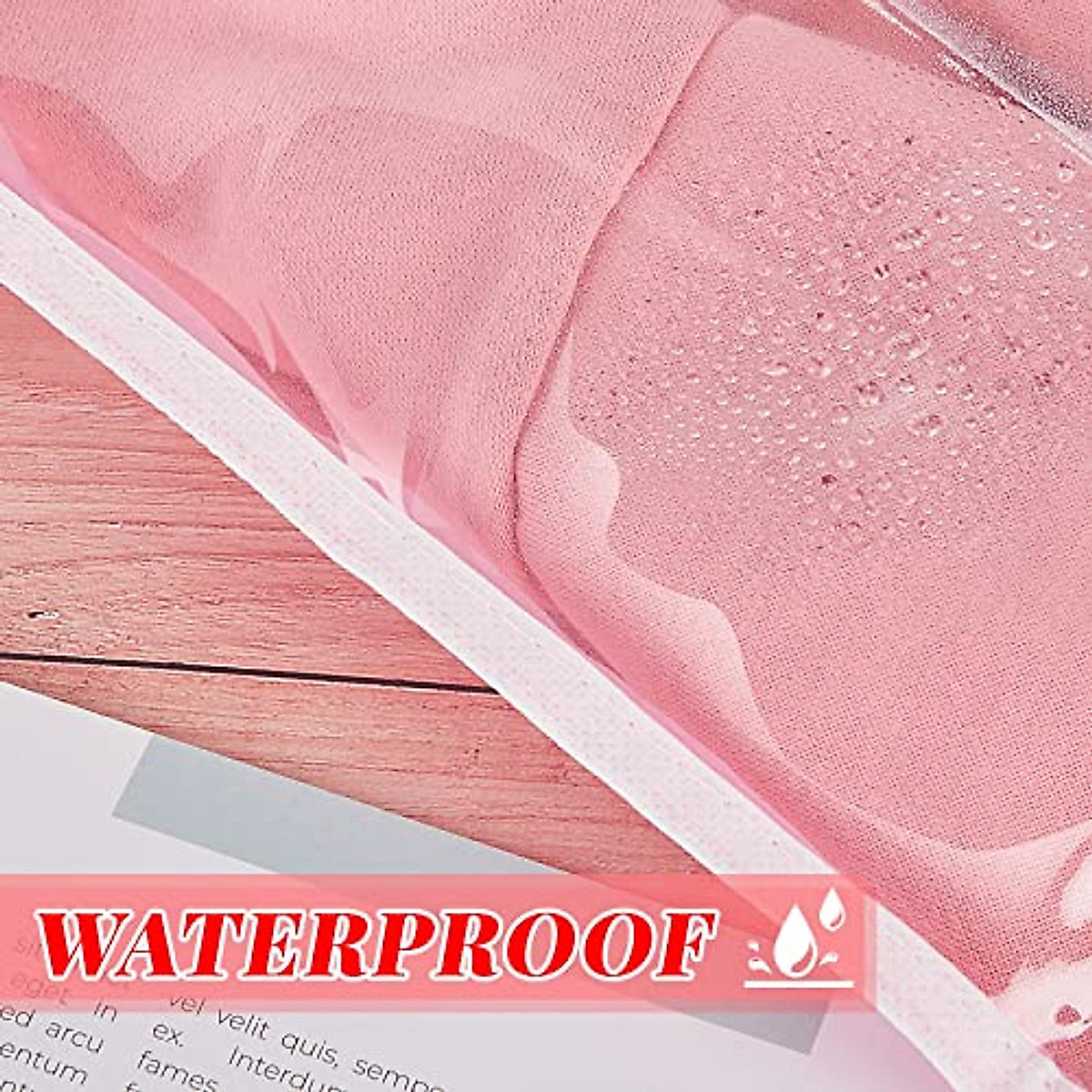 3 Pack Dance Garment Bag Pink Dance Costume Bags Kids Dress Bag with 4 Zipper Pockets 38 x 22 Inch Wardrobe Storage Bag Clear Window Garment Covers Recital Competition Bags for Dancer Girls Boys