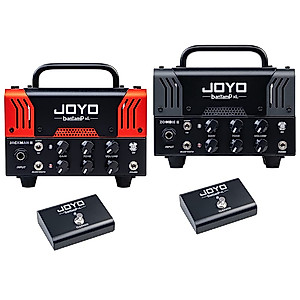 JOYO Mini Tube Amp Head BanTamp XL Series Jackman II & Zombie II Bundle 20 Watt Pre-amp Hybrid Guitar Amplifier Head
