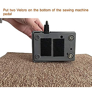 Goodhoily Sewing Machine Foot Pedal Pad 13”x9”,1/5”Thick& No Slip Pad,Stay in Place Mat for Sewing Pedal