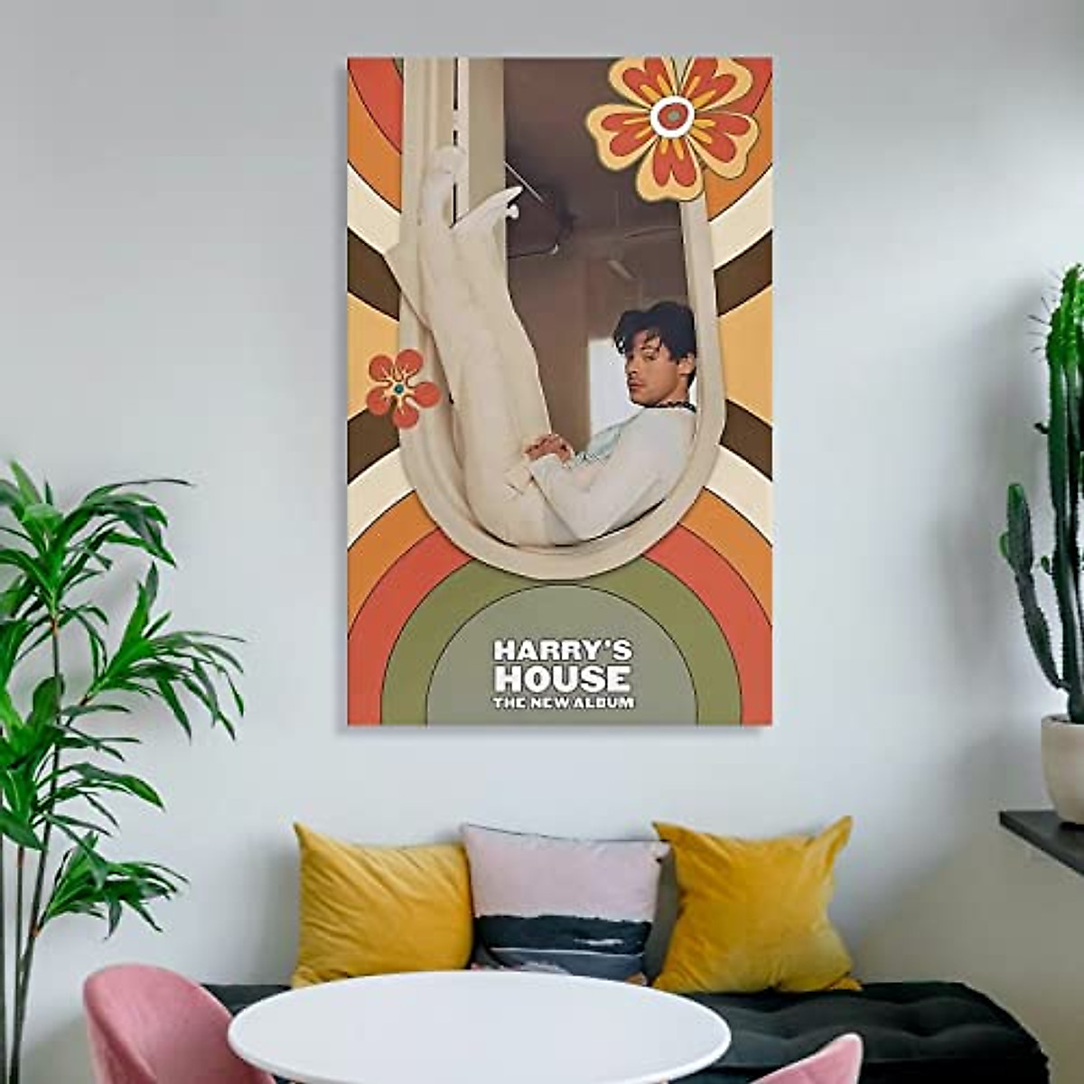 Harry's music House Styles Music Album Cover Posters (2) Wall Art Paintings Canvas Wall Decor Home Decor Living Room Decor Aesthetic 12x18inch(30x45cm) Unframe-style