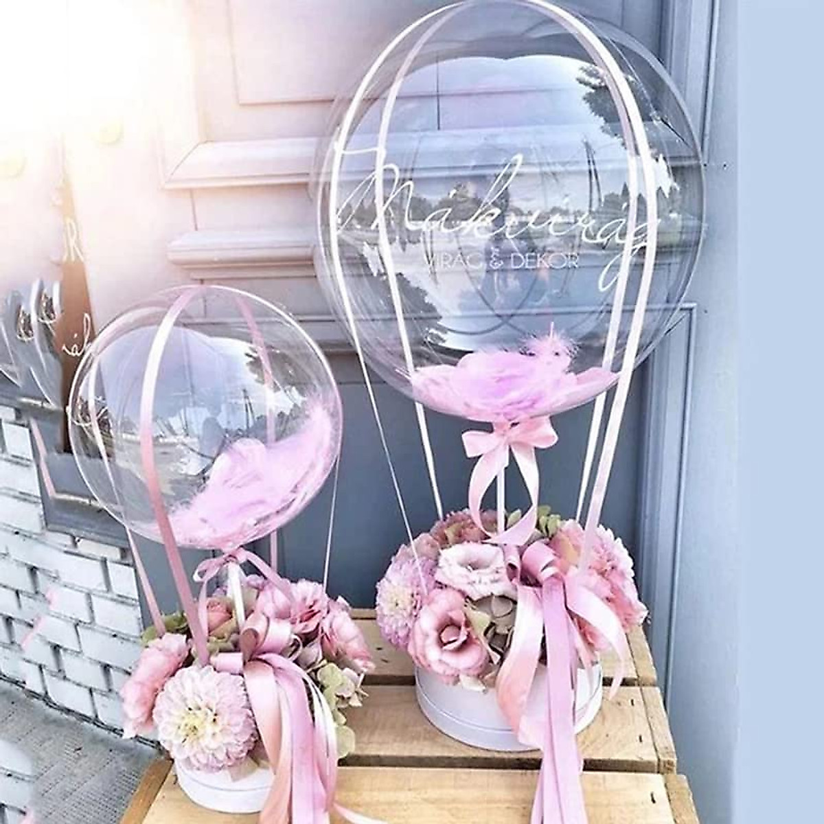 Balloon Stand Kit, 15 pack Balloon Stick Holder with Base for Table Top Centerpiece Party Decoration, Reusable Balloon Column Stand Suit for Happy Birthday/Baby Shower/Wedding Parties
