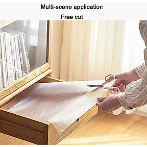 YTGZS Shelf Liners for Kitchen Cabinets Refrigerator Liners Kitchen Cupboard Liner Durable EVA Material Fridge Liner 40cmx500cm,16 Styles to Choose from,N