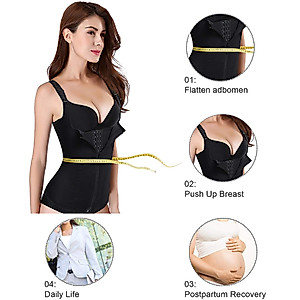 URSEXYLY Maternity Support Belt Postpartum Waist Trainer Shapewear Recovery Waist Cincher