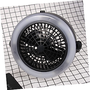 BESPORTBLE 12 Fan for Camping The Black Noire Beer Camping Supplies Earphone Plug Charm Portable Camping Fan Camping Led Fan Home Emergency Kit Accessories Lapel Watch Tent Lights USB