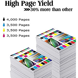 TN-331BK TN331C TN-331M TN331Y Toner Cartridge Replacement for Brother TN-331 TN331 HL-L8250CDN L8350CDW/CDWT MFC-L8600CDW 9460CDN L8650CDW L9550CDW DCP-9050CDN 9055CDN L8400CDN Printer Toner (5 Pack)