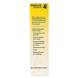 Bach Flower Essences Rescue Remedy Pet 20 Ml (2 Pack)