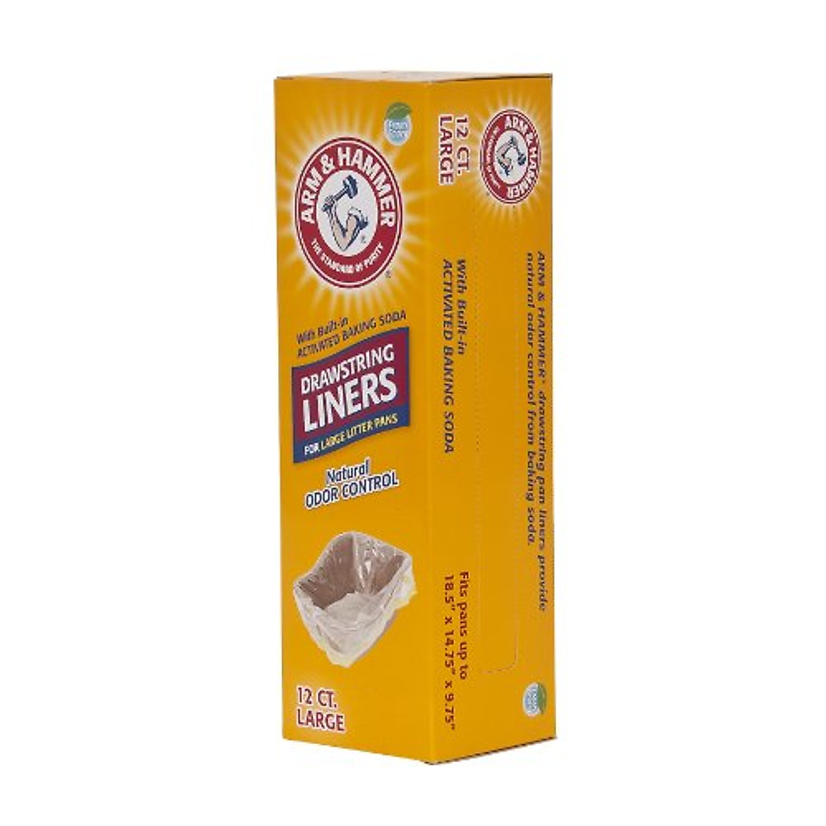 Arm & Hammer 12 Count Drawstring Liners, Large
