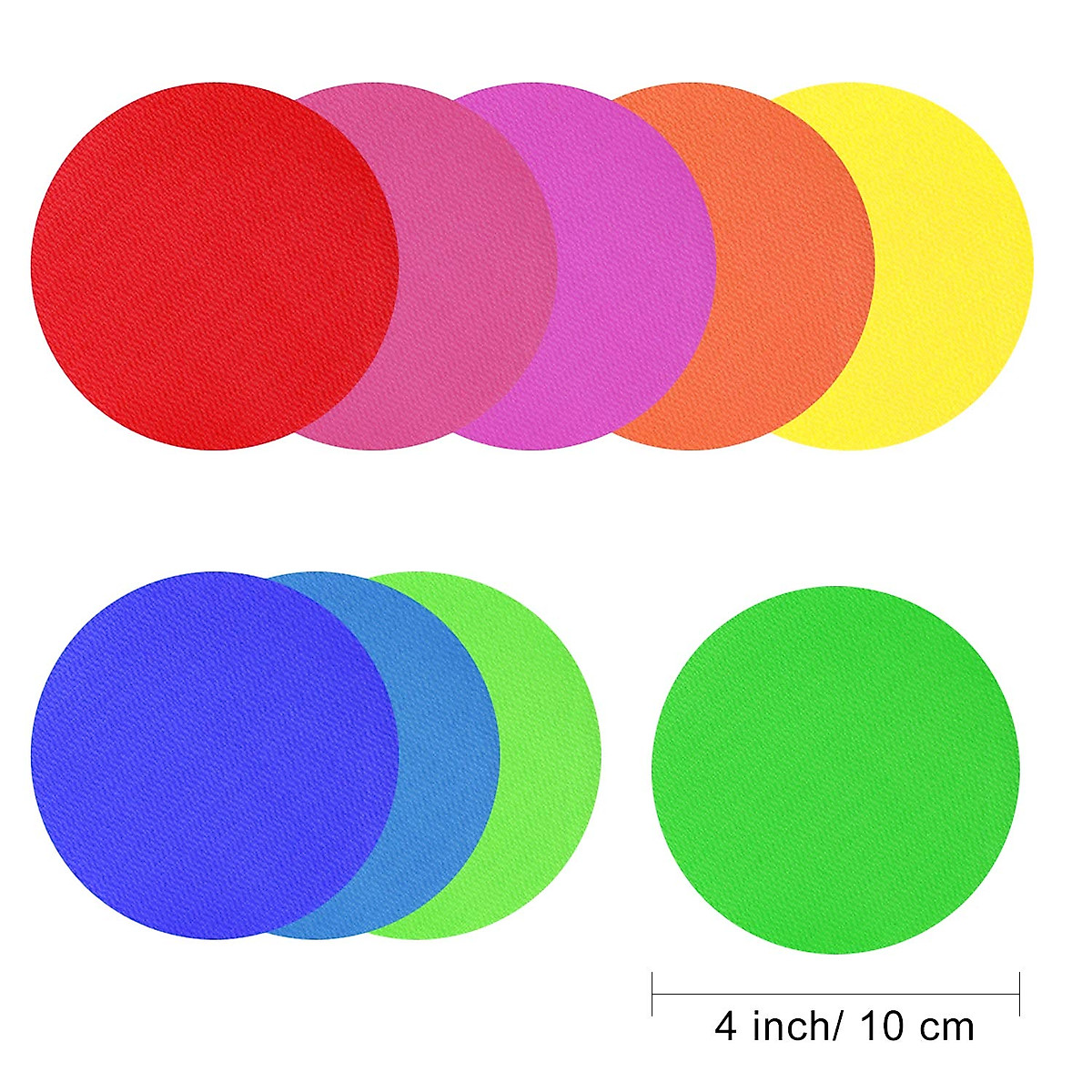 TUPARKA 72 Pack Spot Markers Floor Spots 4 Inch spot Markers for Classroom Preschool and Kindergarten