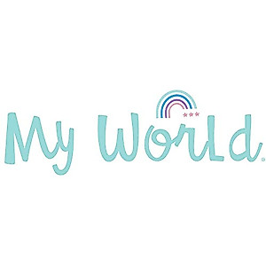 My World Rainbow Sweetie 2-Piece Comforter Set, Multi, Twin XL, Pink Tie Die