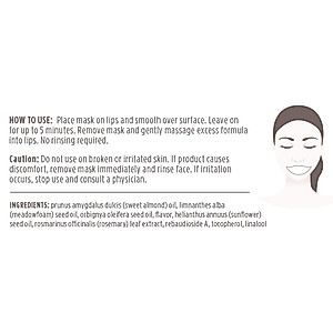 Burt's Bees Lip Masks Easter Basket Stuffers, Ultra Conditioning Lip Care Spring Gift for Women, for All Day Hydration, 100% Natural, Single Use (6 Count)