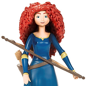 Mattel Disney Pixar Brave Merida Action Figure, Movie Character Toy 6.6-in Tall, Highly Posable in Authentic Costume with Archer Bow, for Ages 3 Years & Older
