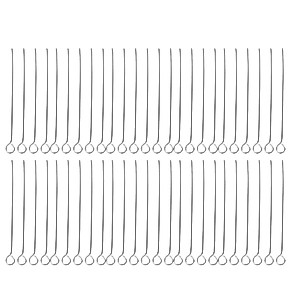 Tyenaza 50 Pcs Inoculating Loop, Reusable Inoculating Loop, Inoculating Loop Lab Bacterial Culture Microbiology Uses Nichrome Needle Tip
