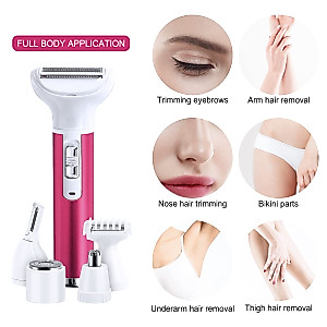 Nose Hair Trimmer for Women Electric Razors Womens Trimmer Lady Shaver Bikini Trimmer Facial Hair Remover Public Hair