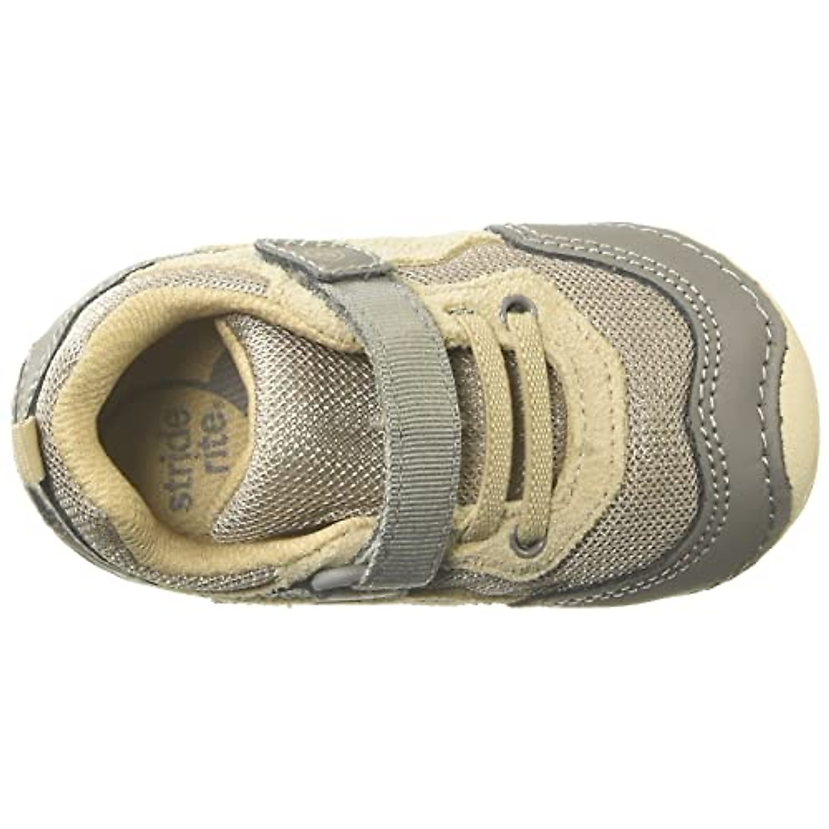 Stride Rite baby boys Soft Motion Rhett Athletic Sneaker, Tan, 5 Wide Toddler US