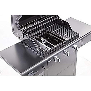 Replacement Parts for Charbroil Advantage 463344116 Grill, Grill Pipe Burner, Heat Plate Shield, Adjustable Carryover Tube and Grill Igniter Replacement for CharBroil 463344116, 466344116 Gas Grills