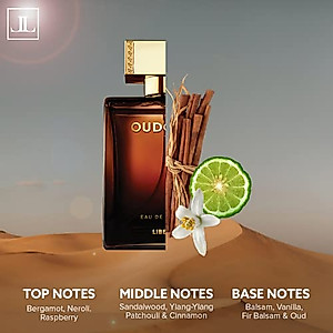 Liberty Luxury Oud Parfum for Men and Women, OudGold Intense New Edition (100ml/3.4Oz) Oud Perfume Spray Designed in France, Woody Notes, Long Lasting Oud Perfume