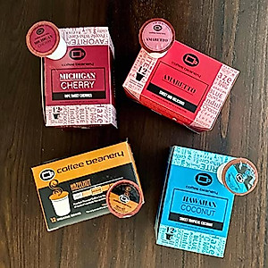 Amaretto Single Serve Coffee Pods | 12ct | 100% Specialty Arabica Coffee | Gourmet Flavored Coffee