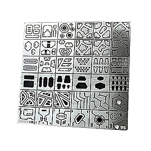 36Pcs Hobby Model Craft Tools Kit for Model Building Stainless Steel Drill Hole Maker Modeler Scribe Line Carving Auxiliary Ruler