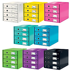 Leitz Click & Store 4 Draw Unit (White) - ref 60490001
