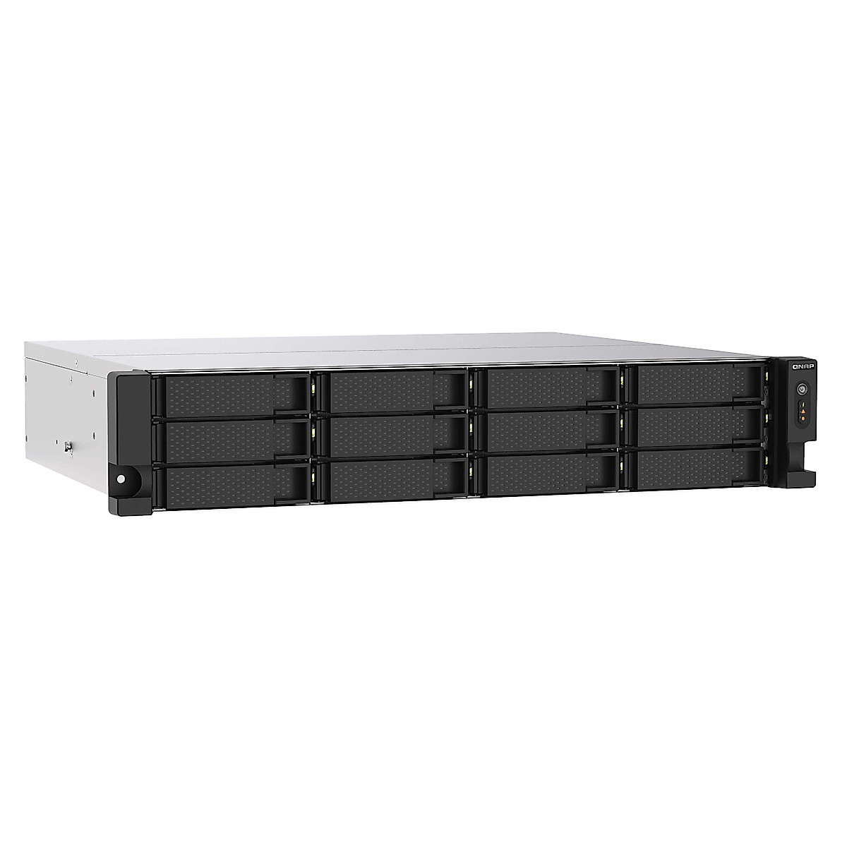 QNAP TS-1273AU-RP 12 Bay High-Performance Rackmount NAS with 2 x 2.5GbE Ports, Redundant PSU