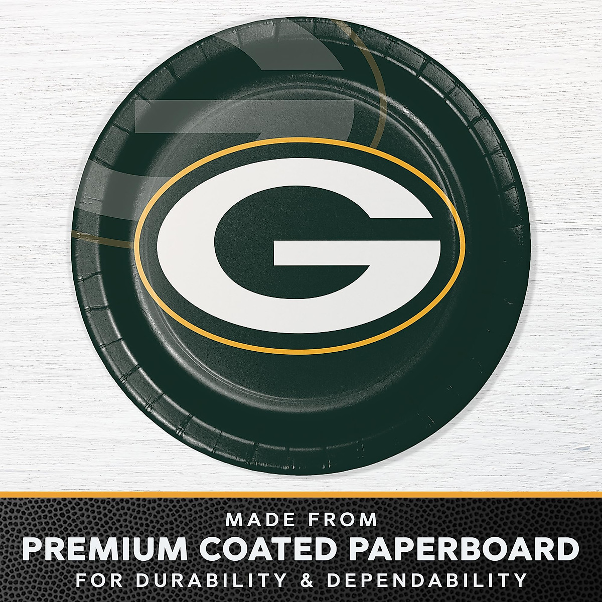 Trendware Green Bay Packers Paper Plates, 24 ct