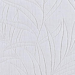 Tommy Bahama Home | Costa Sera Collection | 100% Soft Brushed Cotton, Pre-Washed for Softness, 2-Pack King Sham Set for Bedroom Décor, 21" x 37", White