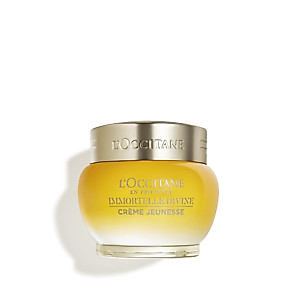 L’OCCITANE Immortelle Divine Firming Face Cream: Visibly Reduce the Appearance of Wrinkles, Retinol Alternative, Smooth Skin, Target Age Spots, Daily Moisturizer for a Youthful Radiance, 1.7 oz.