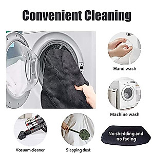 Bean Bag Chair Cover 4ft (Bean Bag Covers Only,Not A Full Bean Bags) Fluffy Bean Bag Chairs for Adults Pv Velvet Light Grey Sofa Bed Cover Living Room Furniture