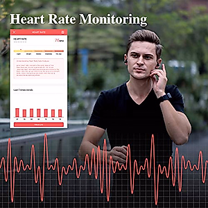 cjc Smart Watch Bracelet with Bluetooth Earbuds, 2 in 1 Fitness Tracker Activity Bracelet with TWS Sleep Music Wristband Headset