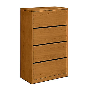 HON 10500 Series Lateral File, 2 Legal/Letter-Size File Drawers, Harvest, 36" X 20" X 29.5"