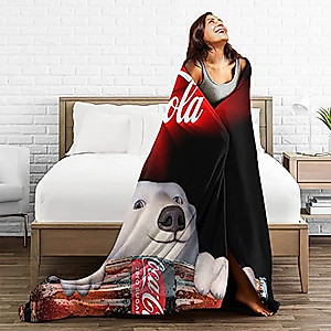 Paoucun Flannel Blanket Classic Sign Print Throw Blanket Lightweight Durable Cozy for Logo Lovers Gift - 50'x60'