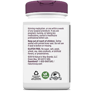 Nature's Way Garlicin Cardio SmartRelease Garlic, Healthy Circulation Support*, 180 Vegan Tablets