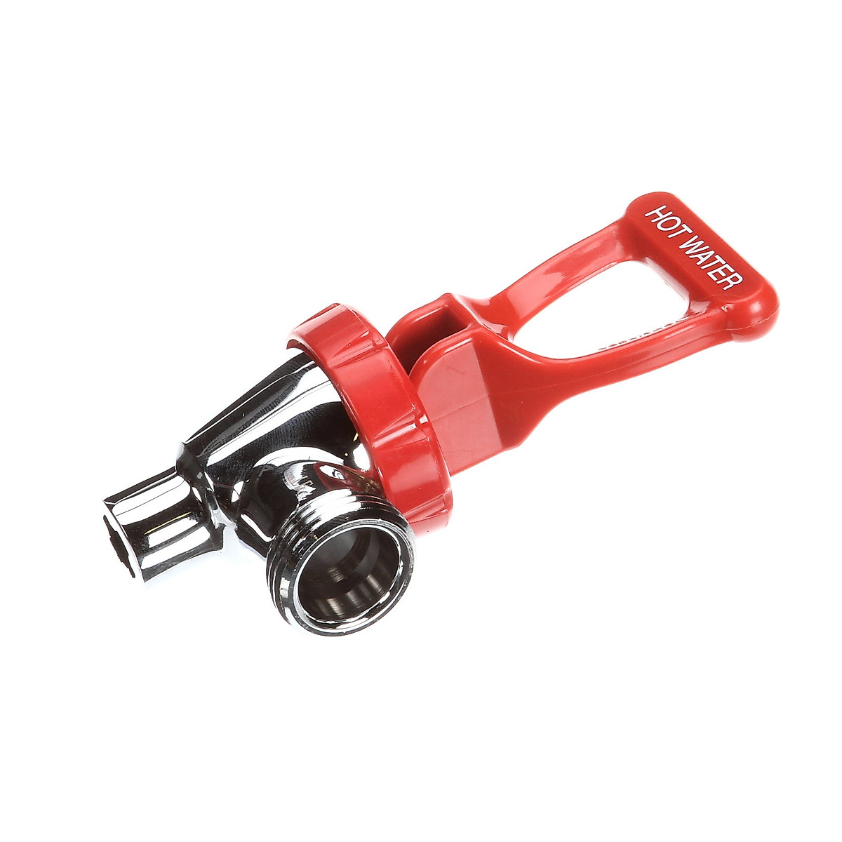 Fetco 1071.00011.00 Complete Faucet with Red Handle, Hwb-2000, 9" Height, 6" Width, 5" Length