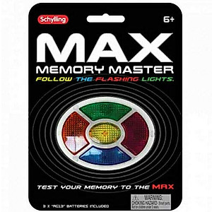 Big Game Toys~MAX Memory Game Simon Says Handheld Electronic Game Lights Sound Travel Portable + Free Sticker