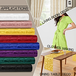 Cobedzy Gold Satin Fabric by The Yard - 1 Yard 60 Inches Wide Shiny Satin Jacquard Fabric Luxurious Satin for DIY Crafts and Clothing Making