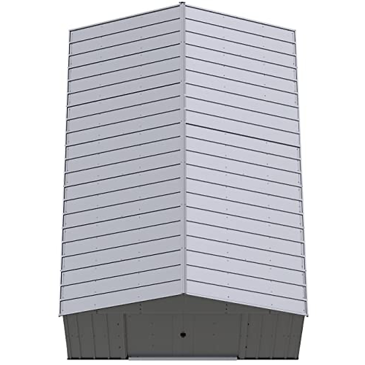 Arrow Classic Metal Shed, 12 x 17, Flute Grey