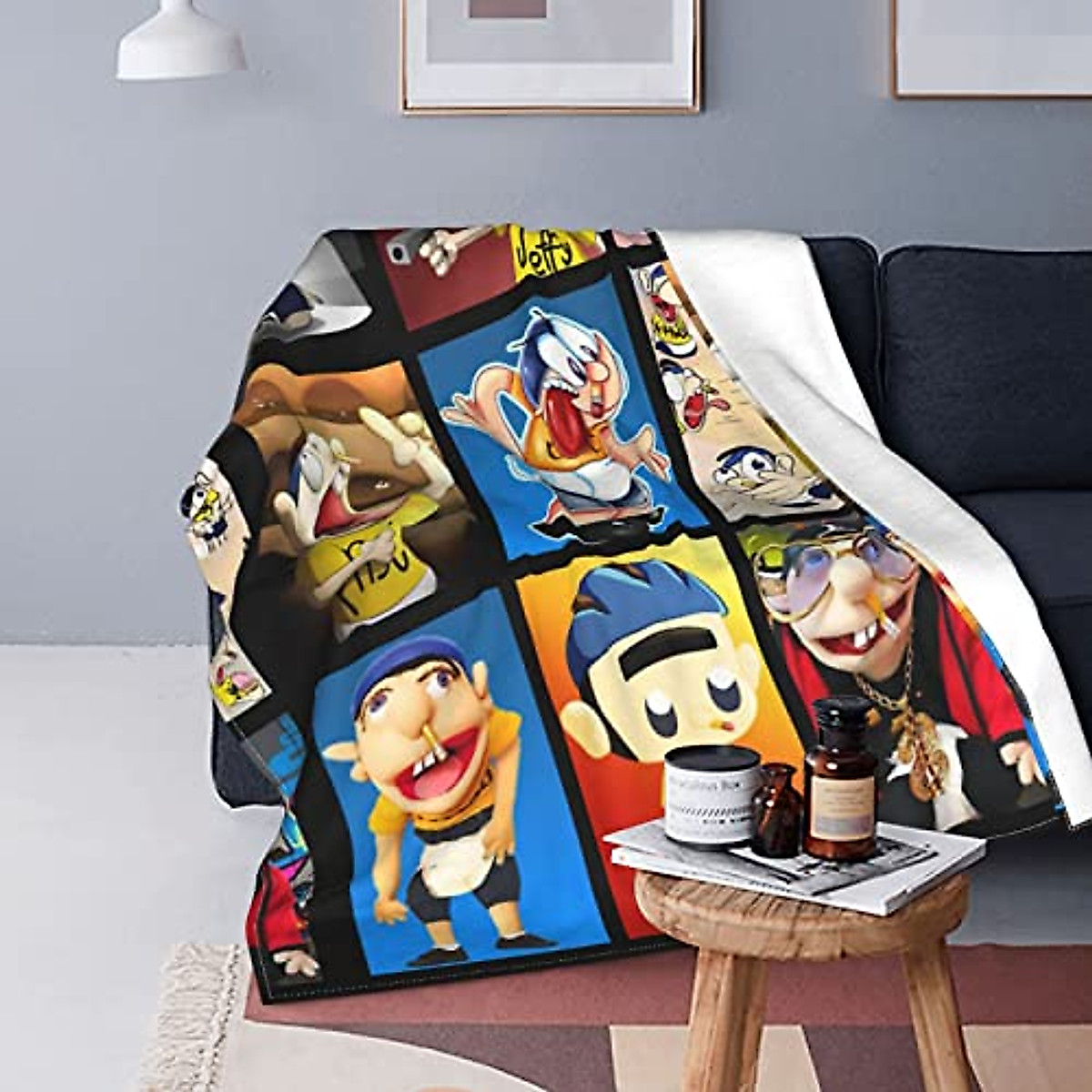 Woodyotime Sml Jeffy Top Selling Merchandise Ultra-Soft Micro Fleece Blanket 50"X40"