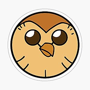 The Owl House - Hooty Sticker - Sticker Graphic - Auto, Wall, Laptop, Cell, Truck Sticker for Windows, Cars, Trucks