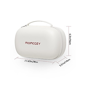 Momcozy S12 Pro Hands-Free Breast Pump Gradient Gray & Breast Pump Bag for Hands-Free Wearable Breast Pumps（Holds 2 Pumps）